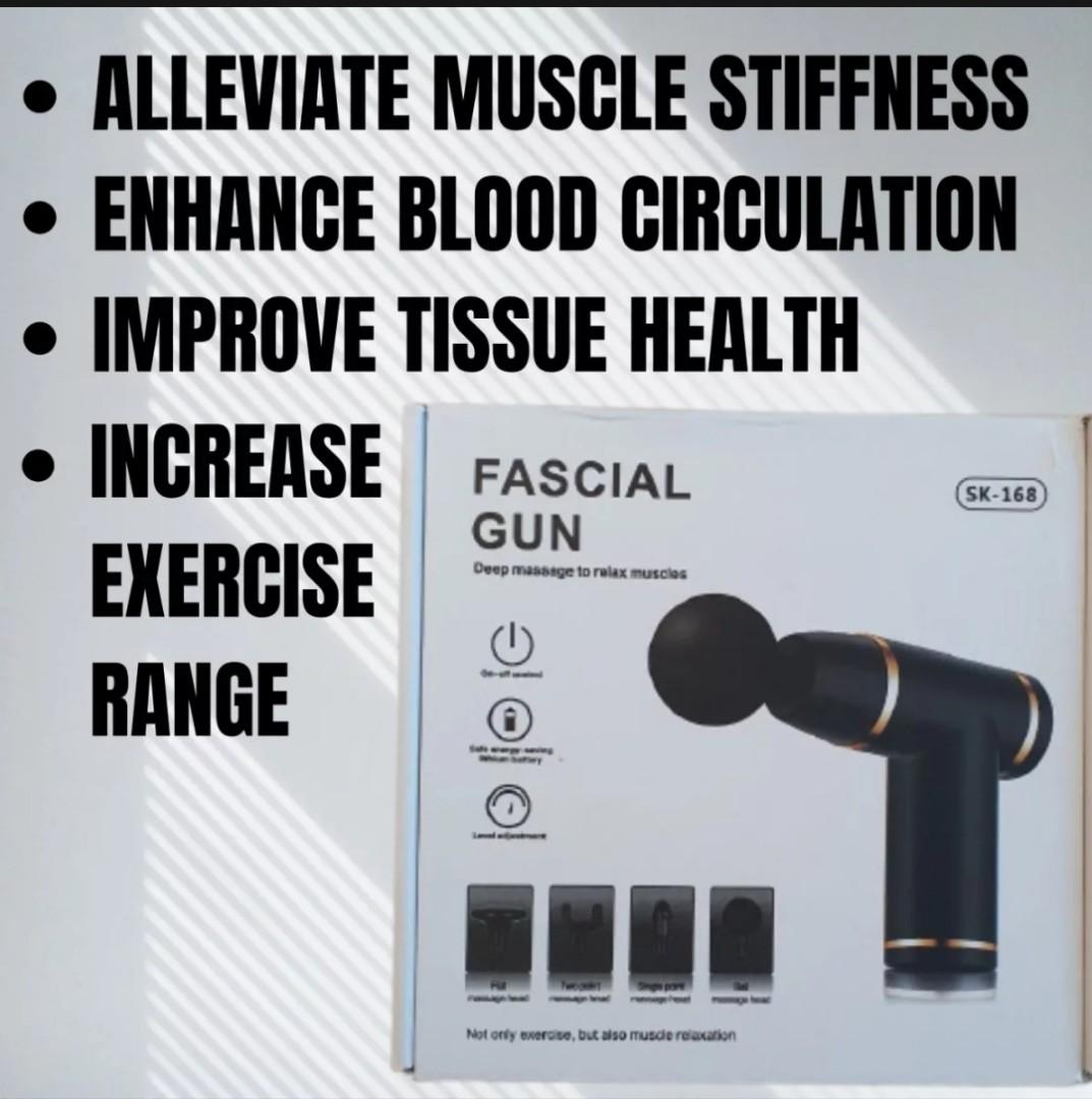 Fascial Gun (SK-168), Health & Nutrition, Massage Devices on Carousell