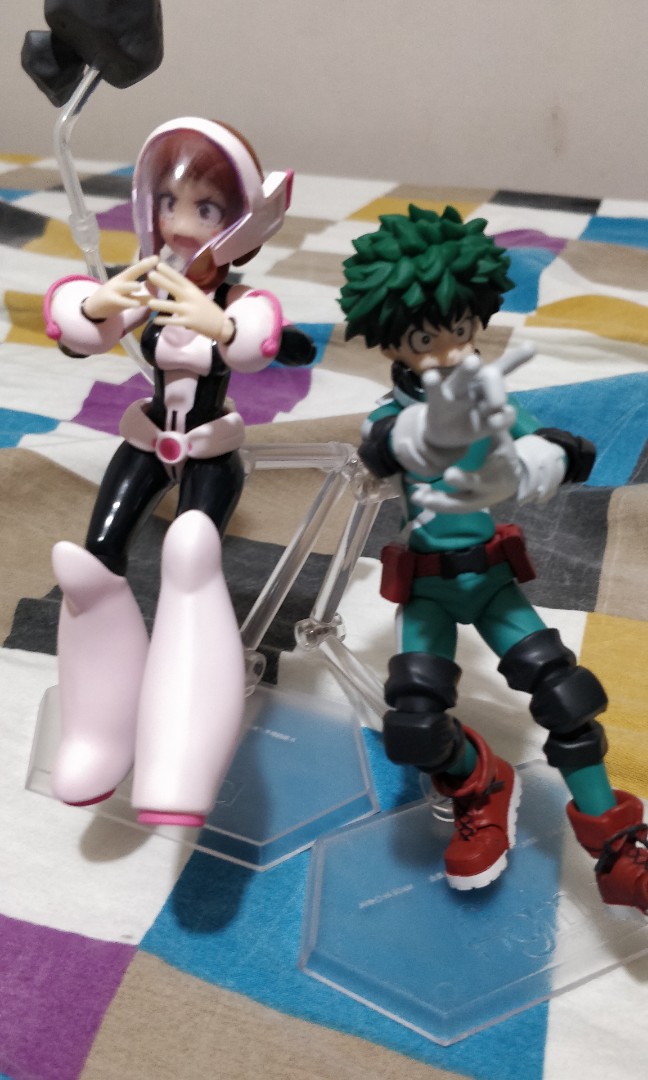 Figma MHA set: Uravity and Deku BIB, Hobbies & Toys, Toys & Games on ...
