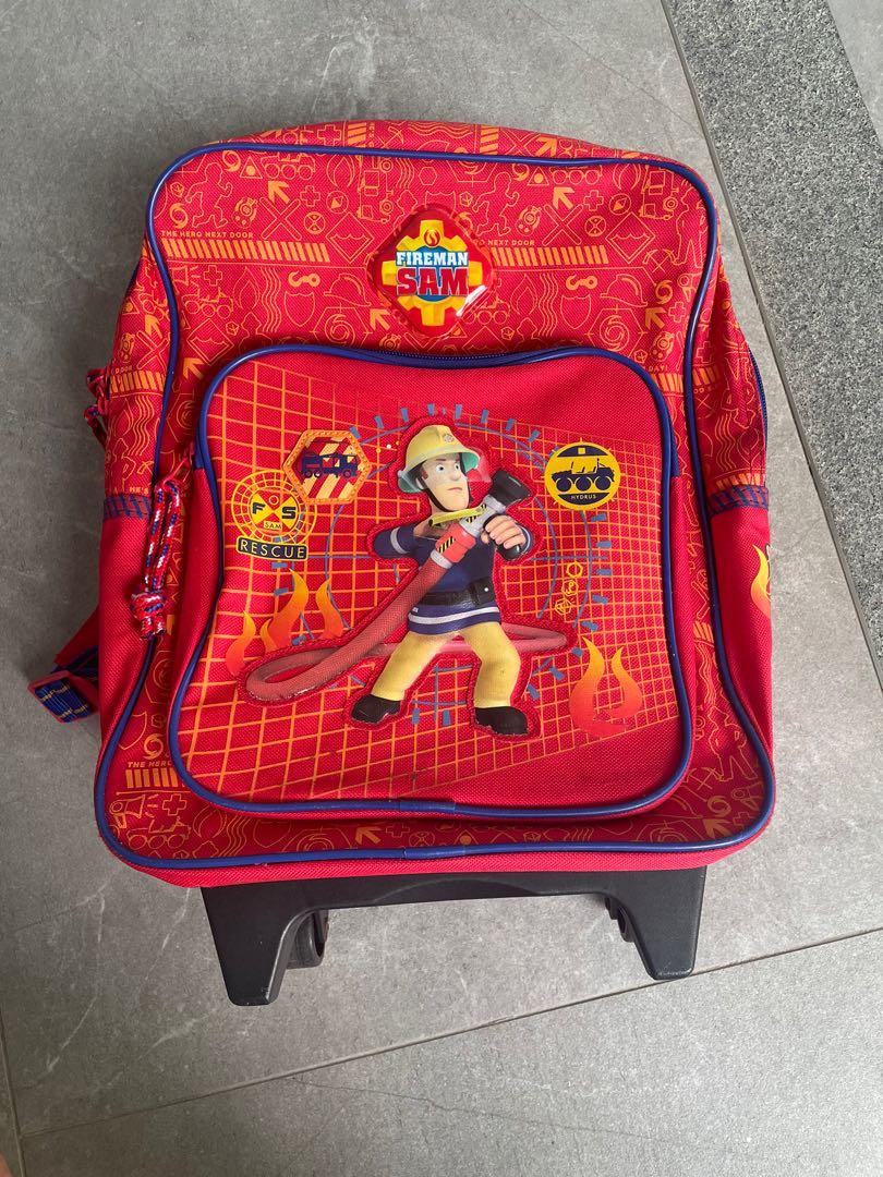 Fireman Sam Trolley Bag or backpack option, Babies & Kids, Babies ...