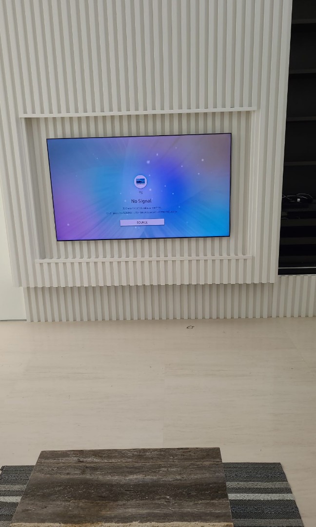 Fluted panel for TV console, Furniture & Home Living, Home Decor, Wall ...