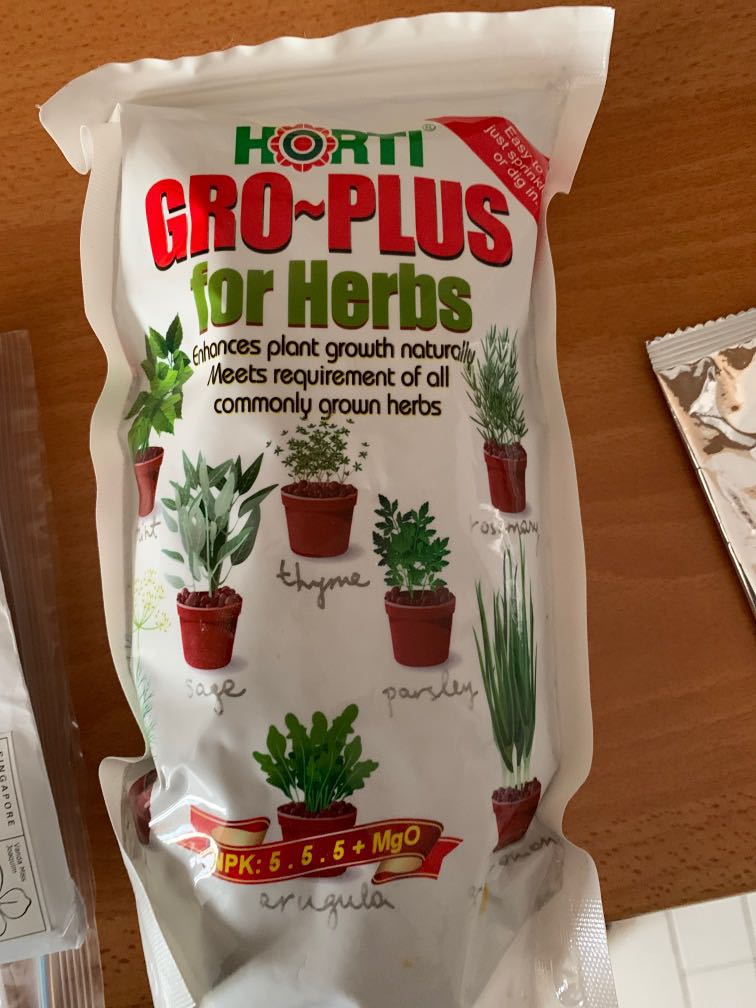 FREE Horti Gro-Plus for Herbs, Furniture & Home Living, Gardening ...