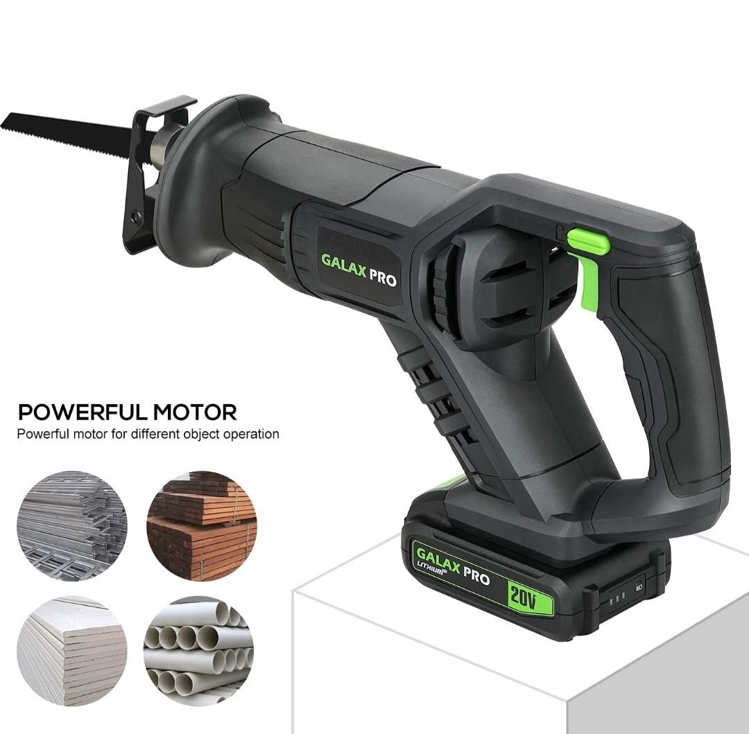 GALAX PRO RECIPROCATING SAW CORDLESS, Furniture & Home Living, Home ...