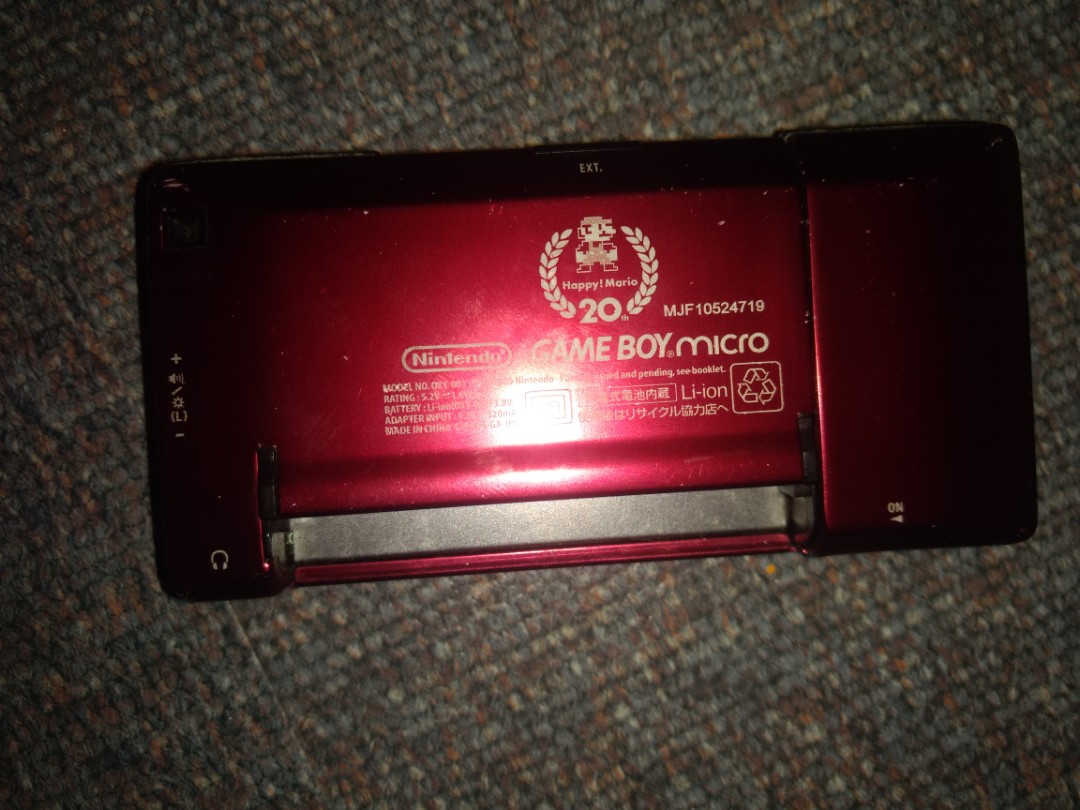 Gameboy Micro 20th, Video Gaming, Video Games, Nintendo on Carousell