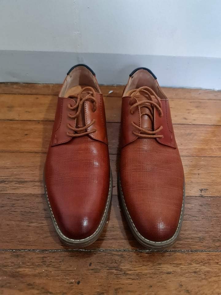Gibi brown shoes, Men's Fashion, Footwear, Dress Shoes on Carousell