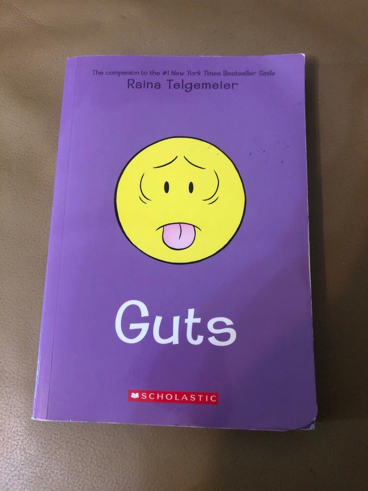 Guts by Raina Telgemeier, 興趣及遊戲, 書本 & 文具, 漫畫 - Carousell