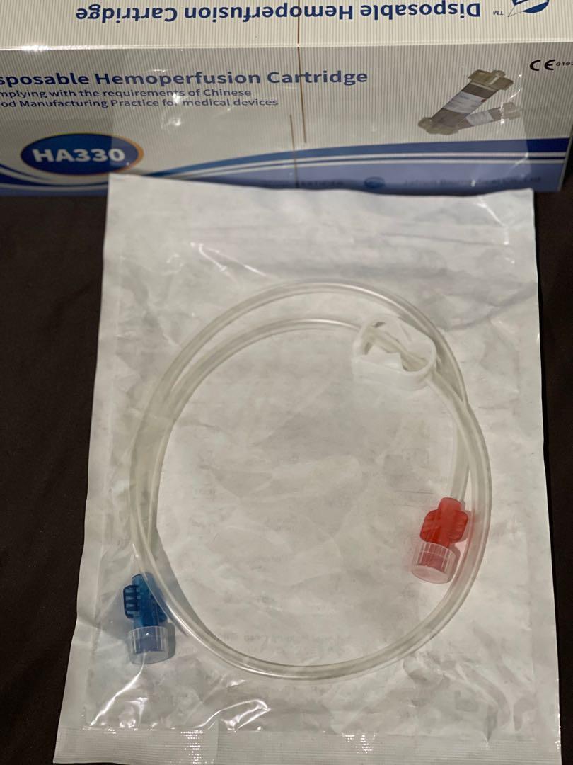 HA330 Hemoperfusion Cartridge with hose on Carousell