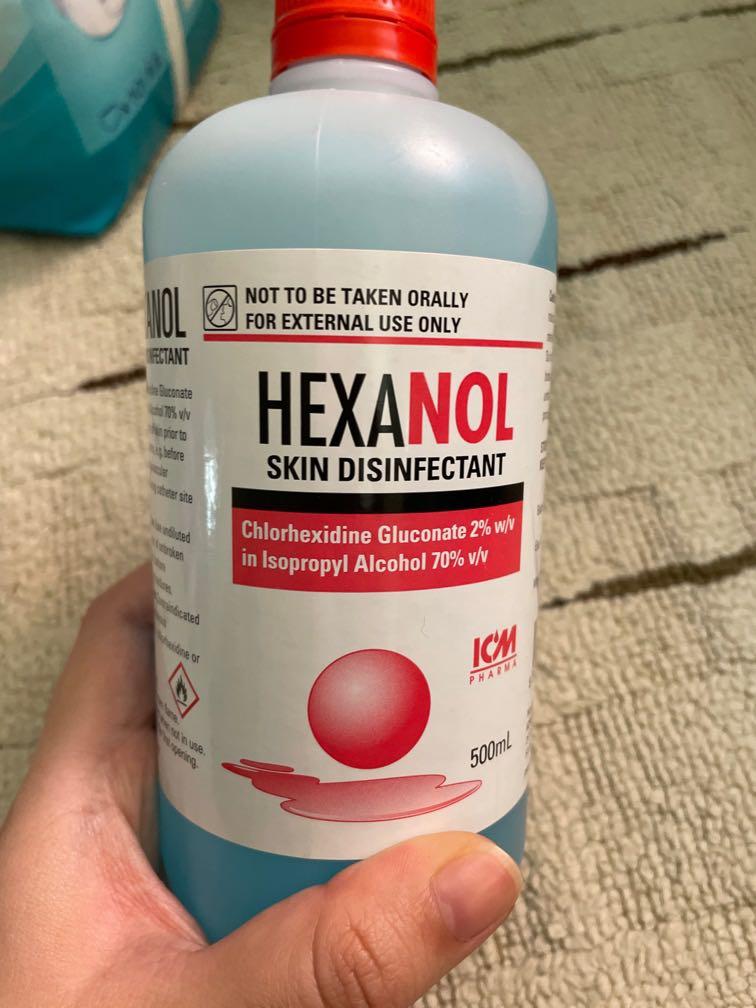 Hexanol Skin Disinfectant, Health & Nutrition, Medical Supplies & Tools ...