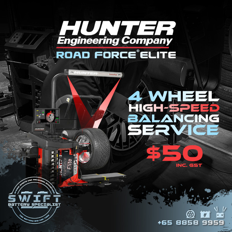 High Speed Wheel Balancing Hunter Road Force Elite, Car Accessories ...