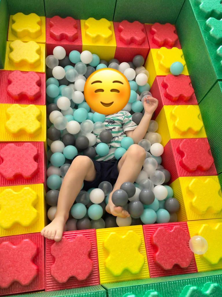 HUGE playground foam Lego blocks, Babies & Kids, Infant Playtime on ...