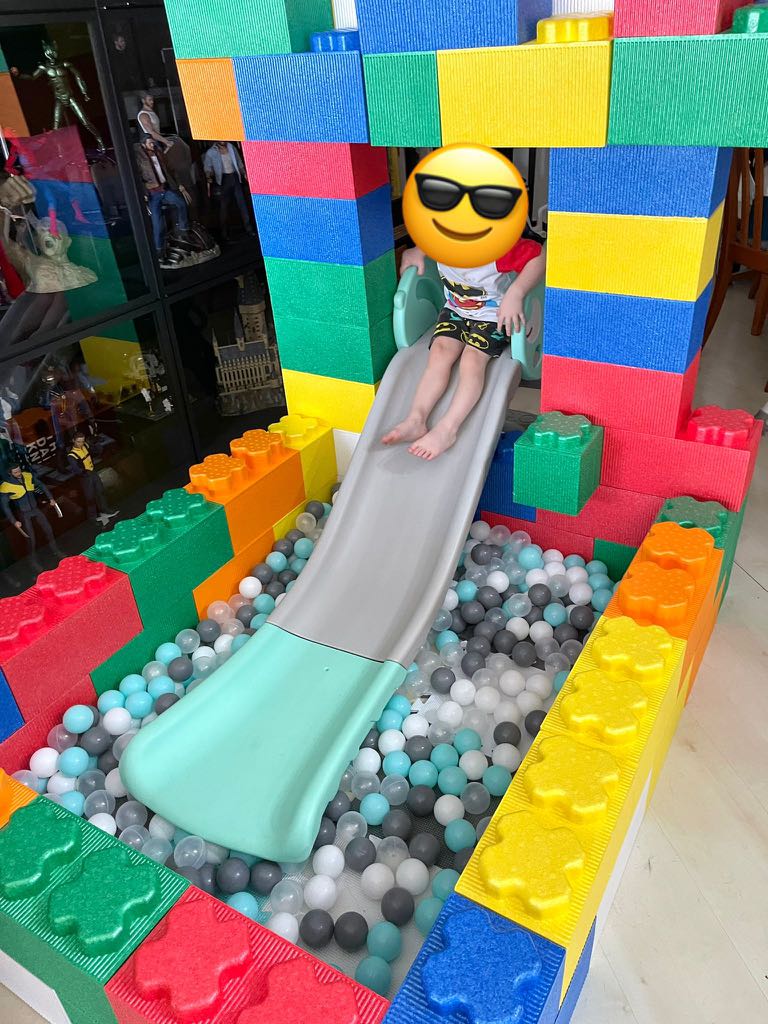 HUGE playground foam Lego blocks, Babies & Kids, Infant Playtime on ...