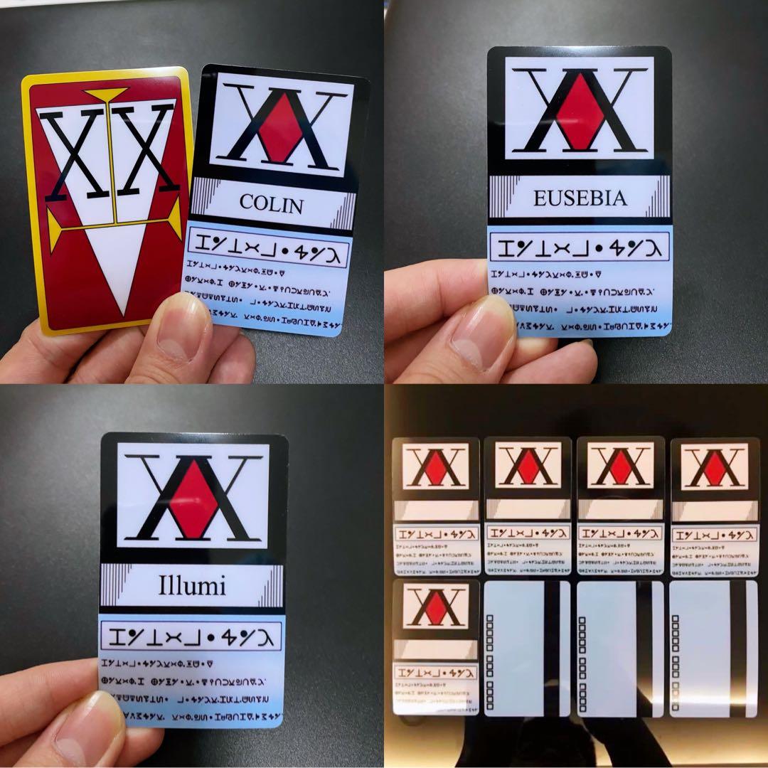 HUNTER X HUNTER LICENSE STICKERS/ HUNTER X HUNTER LICENSE WITH NAME ...