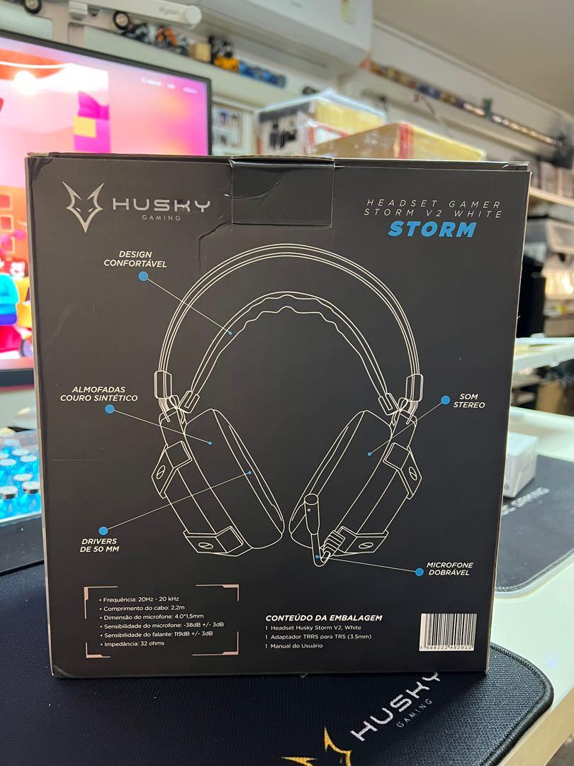 Husky Headset Gamer Storm V2 White, 電子遊戲, 遊戲機配件, 遊戲週邊商品 - Carousell