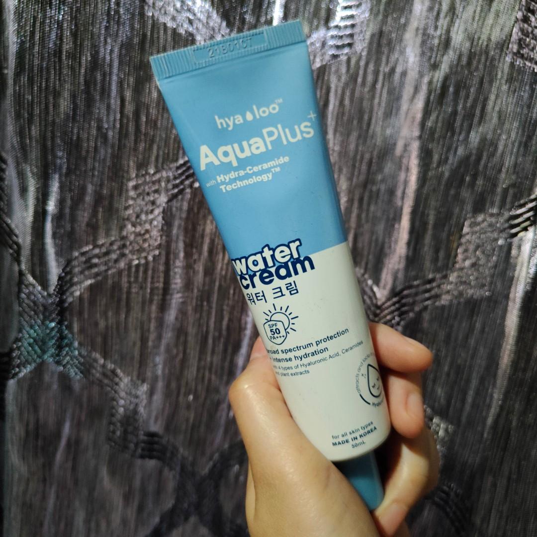 Hyaloo Water Cream Spf 50, Beauty & Personal Care, Face, Face Care on ...