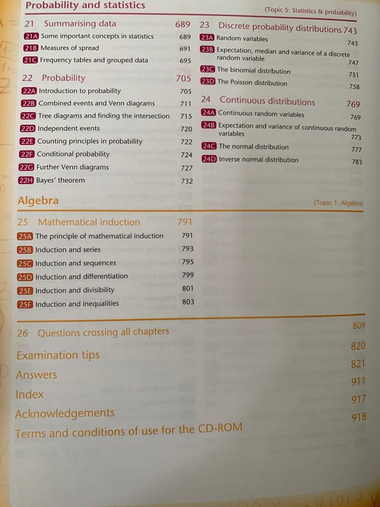 IB Mathematics Higher Level HL Analysis and Approaches/Applications and ...