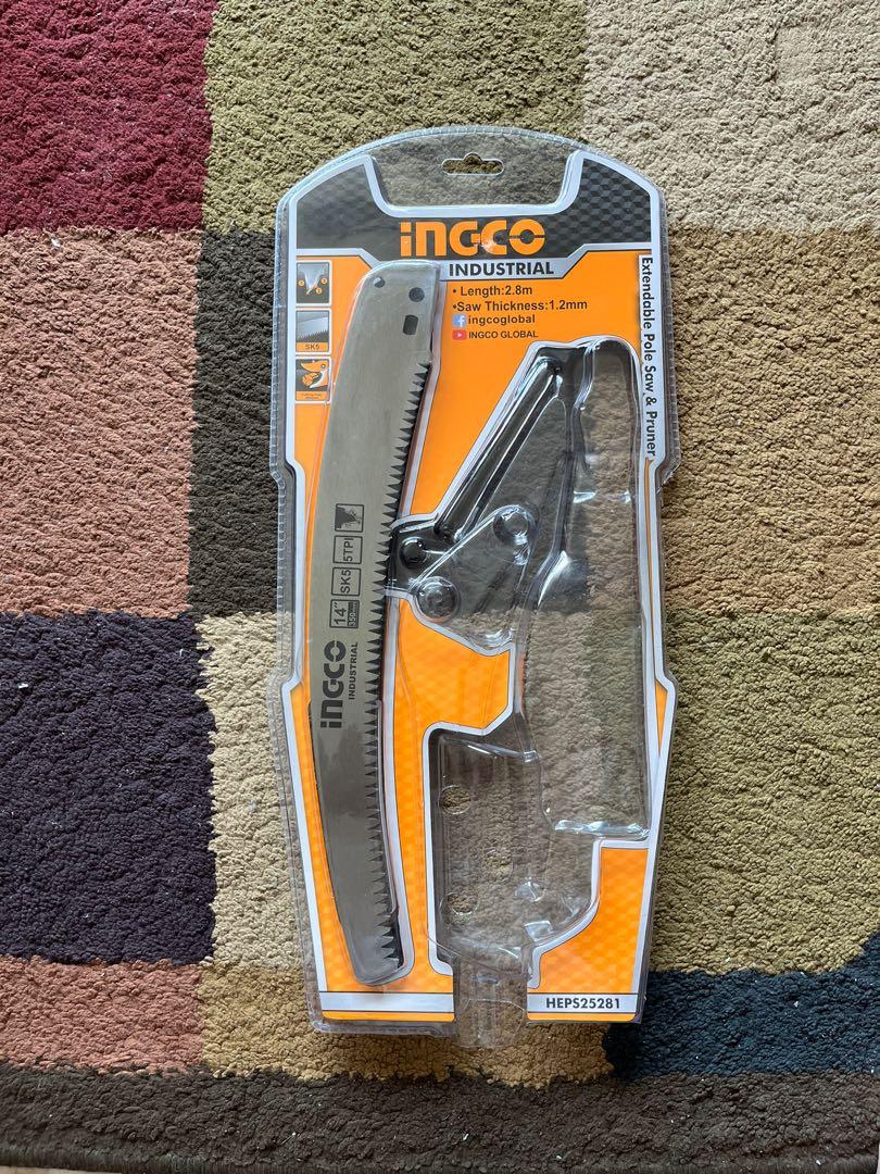 INGCO high/long tree pruner and pole saw, Furniture & Home Living ...