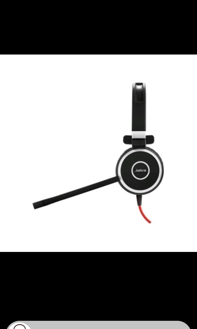 Jabra Evolve 60 Headset (Stereo), Audio, Headphones & Headsets on Carousell