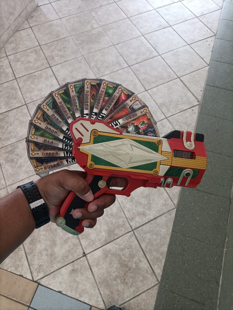 Kamen Rider Gun with Cards, Hobbies & Toys, Toys & Games on Carousell