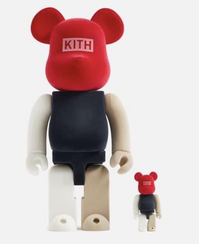 KITH Bearbrick 400% & 100%, Hobbies & Toys, Toys & Games on Carousell