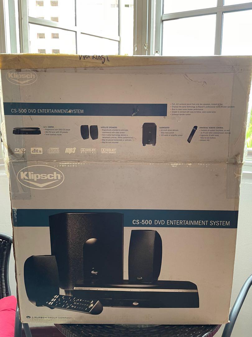 Klipsch CS 500 DVD entertainment system with subwoofer, Audio ...