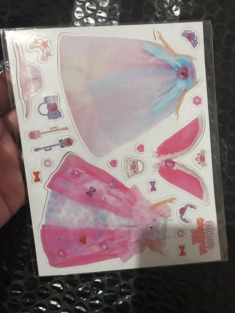 Licca Magnetic Paper Dolls, Hobbies & Toys, Toys & Games on Carousell