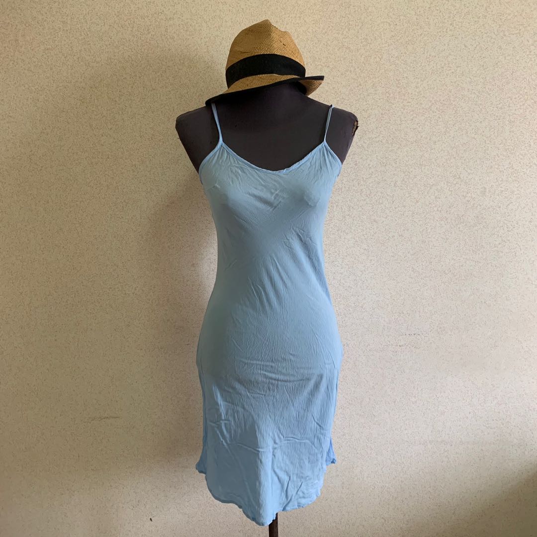 Light Blue Spaghetti Dress, Women's Fashion, Dresses & Sets, Dresses on ...