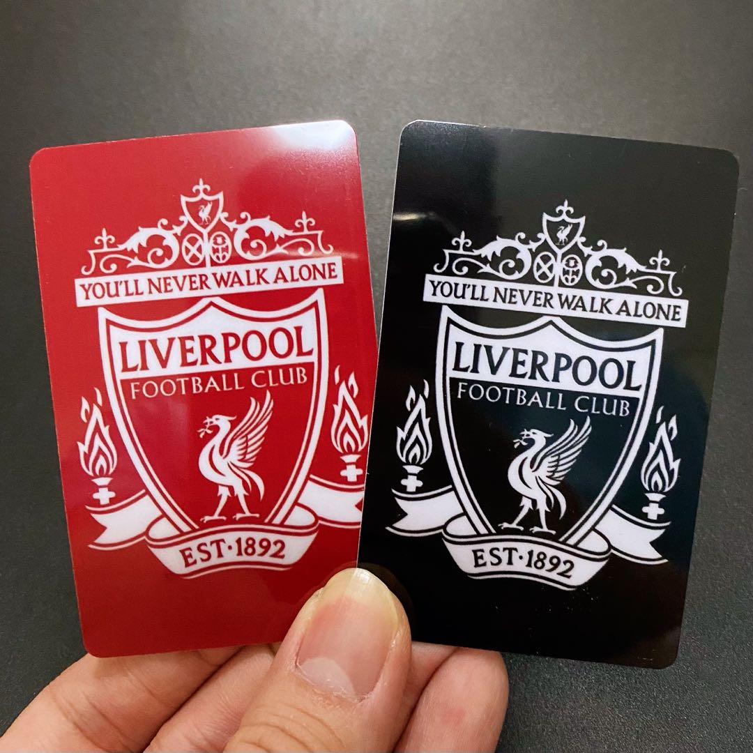 LIVERPOOL EZLINK CARD STICKERS/ LIVERPOOL STICKERS/ LIVERPOOL LOGO ...