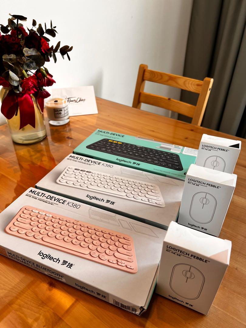 Logitech Bluetooth Keyboard & Bluetooth Mouse Set, Computers & Tech ...