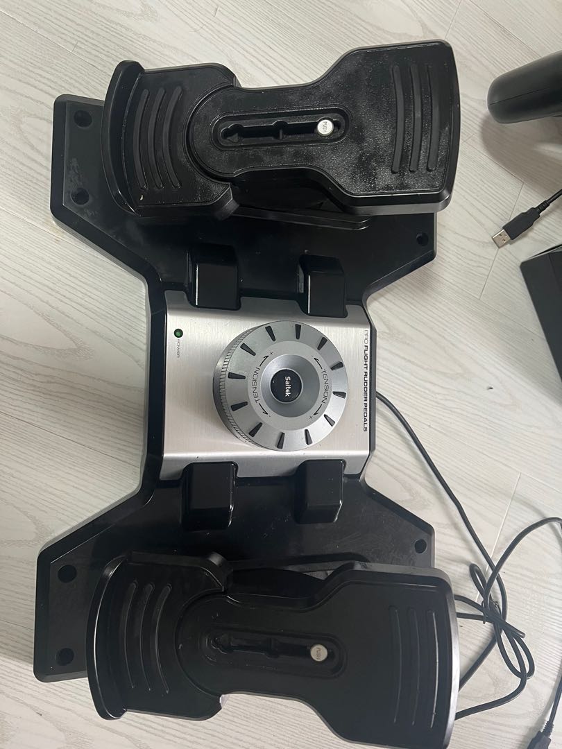 Logitech Pro Flight Rudder System for Microsoft Flight Simulator, 興趣及遊戲 ...