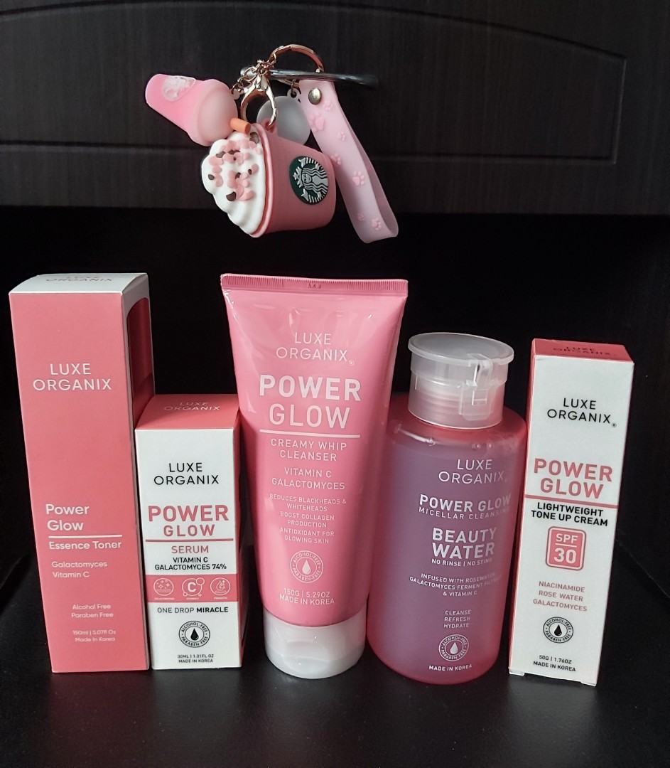 Luxe Organix Power Glow Set, Beauty & Personal Care, Face, Face Care on ...