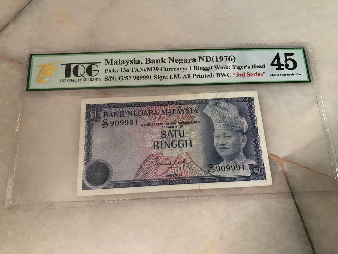 Malaysia 1ringgit note, Hobbies & Toys, Collectibles & Memorabilia ...