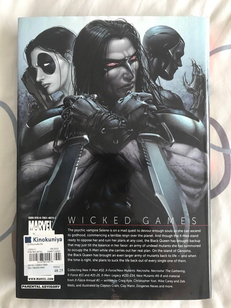 Brand New Marvel Comics : Necrosha by Kyle, Yost, Crain, Mann, Wells ...