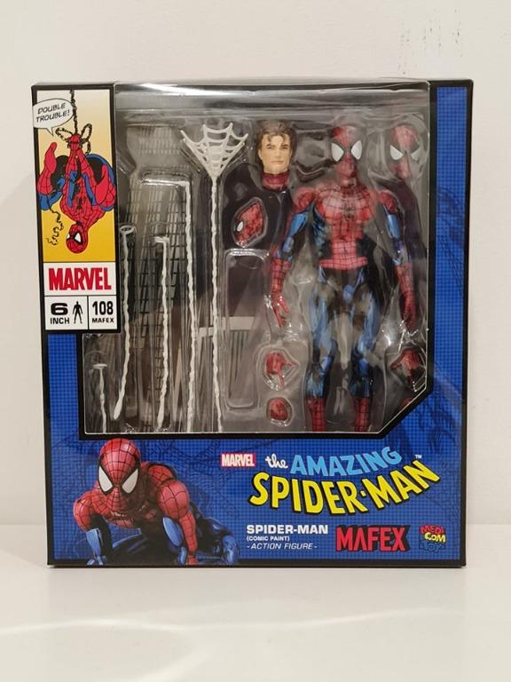 Medicom Mafex 108 Marvel: The Amazing Spider-Man Comic Paint. (RARE ...