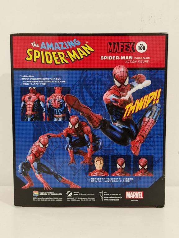 Medicom Mafex 108 Marvel: The Amazing Spider-Man Comic Paint. (RARE ...
