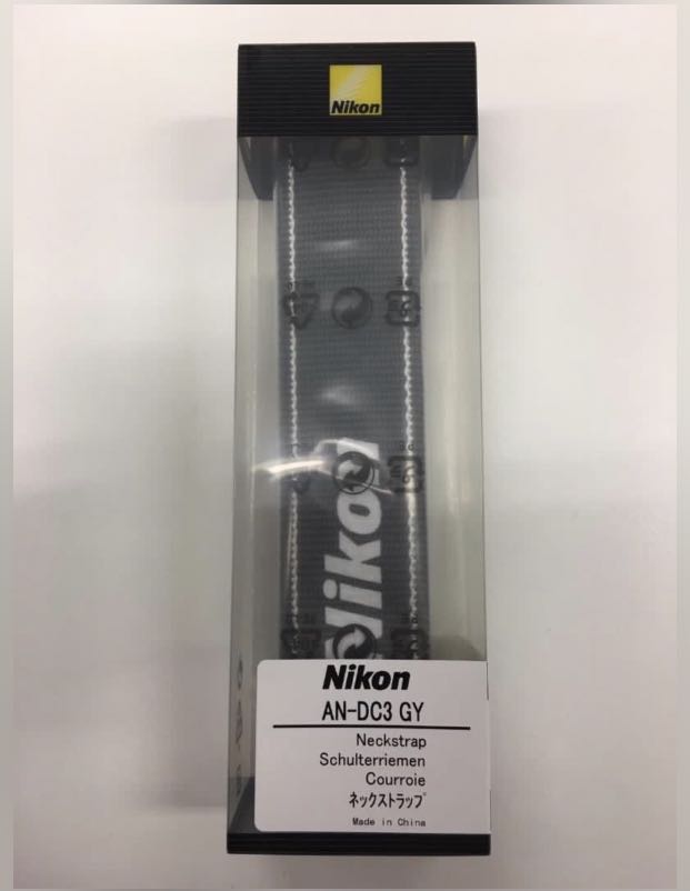 Nikon grey strap, Photography, Cameras on Carousell