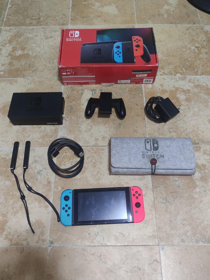 Nintendo switch v2 complete, Video Gaming, Video Game Consoles ...