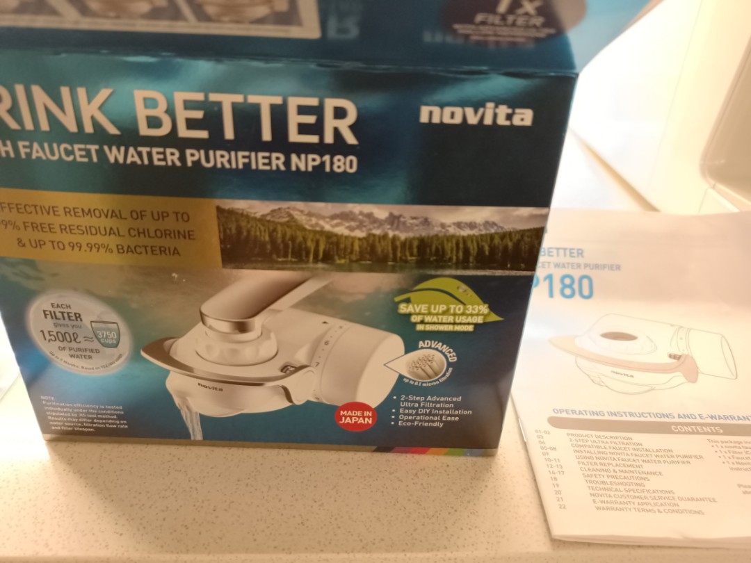 Novita water filter set, Furniture & Home Living, Bathroom & Kitchen ...