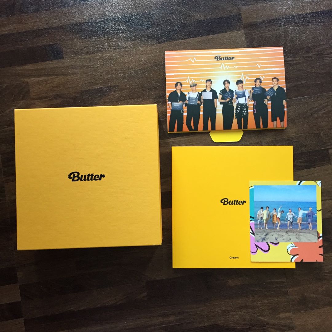 OFFICIAL BUTTER ALBUM UNSEALED WITH SELECTED INCLUSIONS, Hobbies & Toys ...