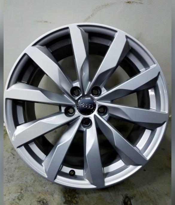 Original Audi 18 inch rims + tyres combo, Car Accessories, Tyres & Rims ...