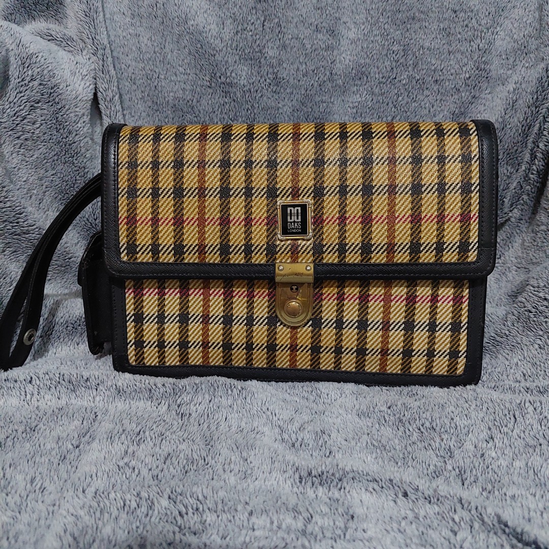 Original Daks clutch bag for men, Luxury, Bags & Wallets on Carousell