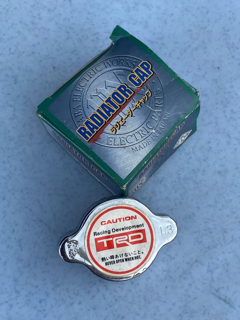 Original TRD Radiator Cap (1.1kg/108 kPa), Auto Accessories on Carousell