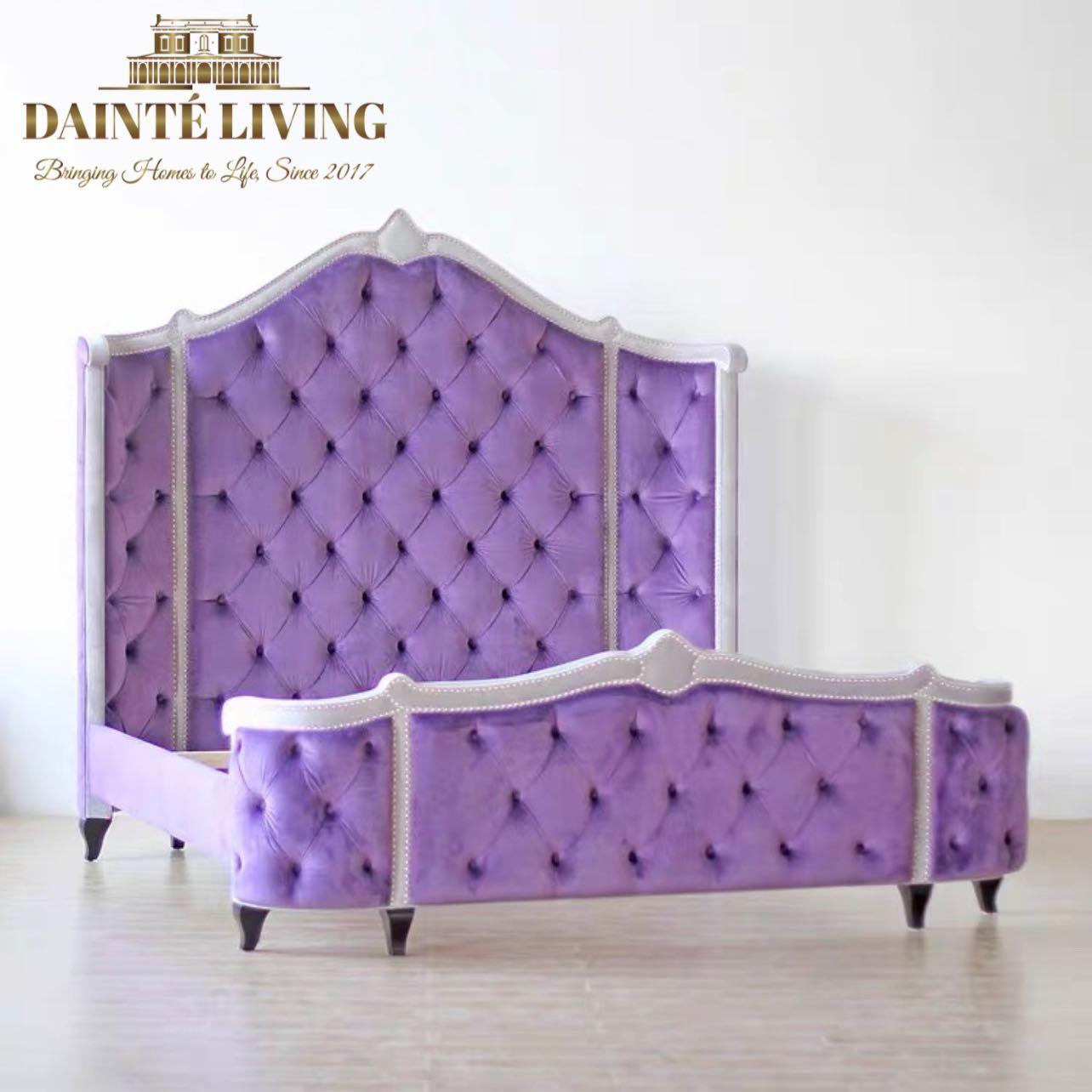 PELAGE SULTRY Regency Bed Frame in Funky Purple, Furniture & Home ...