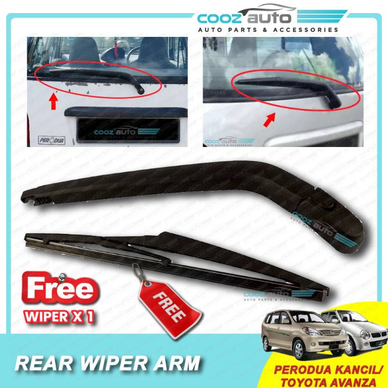 Perodua Kancil Toyota Avanza Rear Wiper Arm complete set with free ...