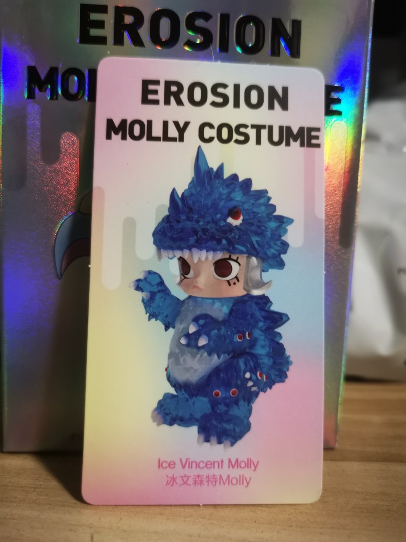 Popmart Molly x Instinctoy Erosion Molly Costume Series - Ice Vincent ...