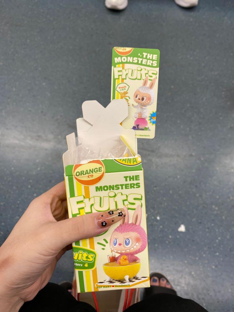 Popmart labubu peach, Hobbies & Toys, Toys & Games on Carousell