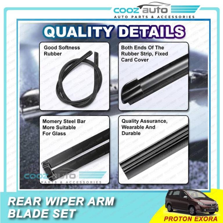 Proton Exora AERO Wiper Arm Rear Wiper Complete Set With Free Wiper ...