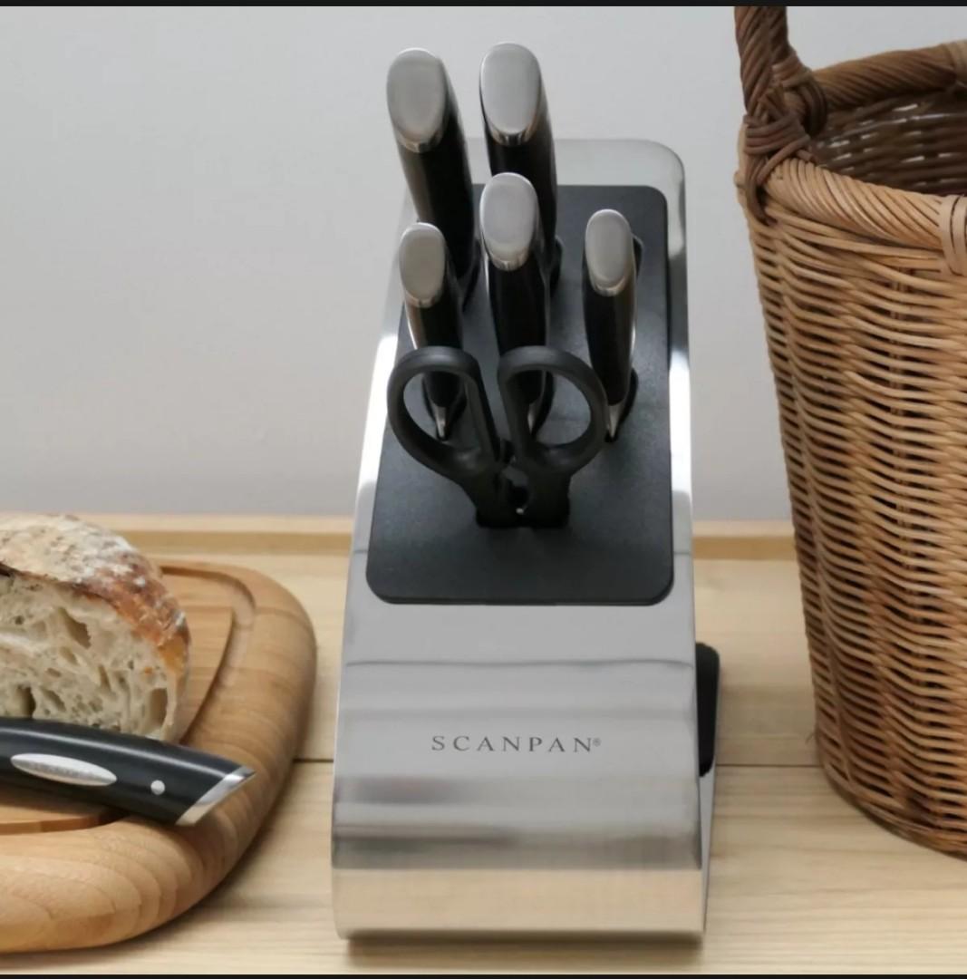 Scanpan (Denmark) 8 pc knife block set, Furniture & Home Living ...