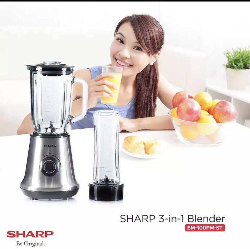 Sharp 1L Blender | Model: EM-100PM-ST, TV & Home Appliances, Kitchen ...