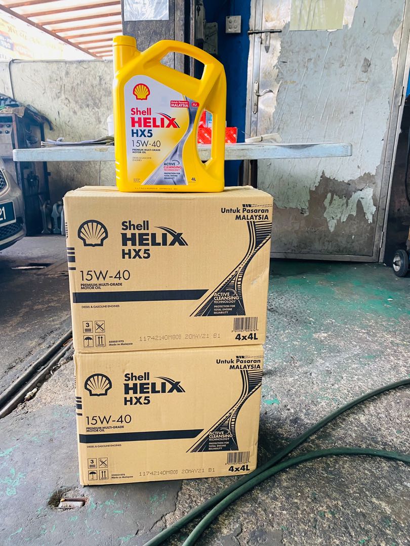 Shell 15W-40 Engine Oil ( 4 Litre ), Auto Accessories on Carousell