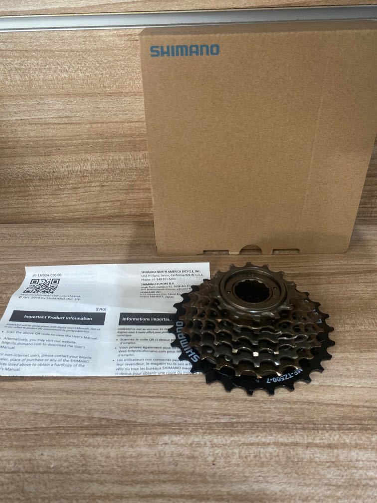 Shimano 7 speed freewheel, Sports Equipment, Bicycles & Parts, Parts ...