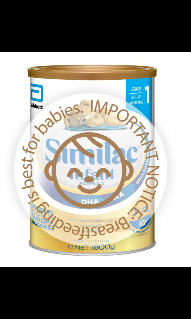 Similac formula milk, Babies & Kids, Nursing & Feeding, Breastfeeding ...